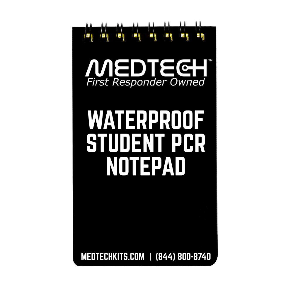 MedTech | Waterproof Student PCR Notepad for EMS Training